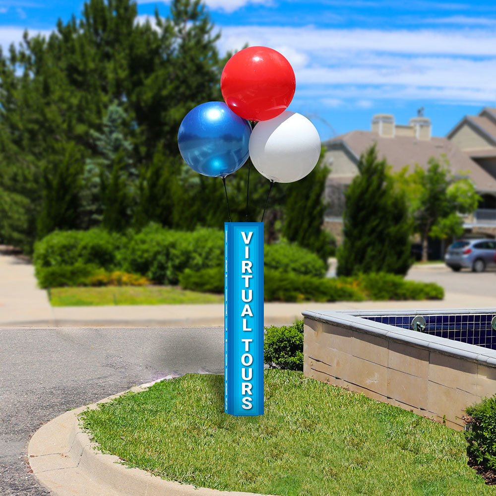 DuraBalloon® 3-Balloon Cluster Pole Kit - with Pole Cover – Balloon ...