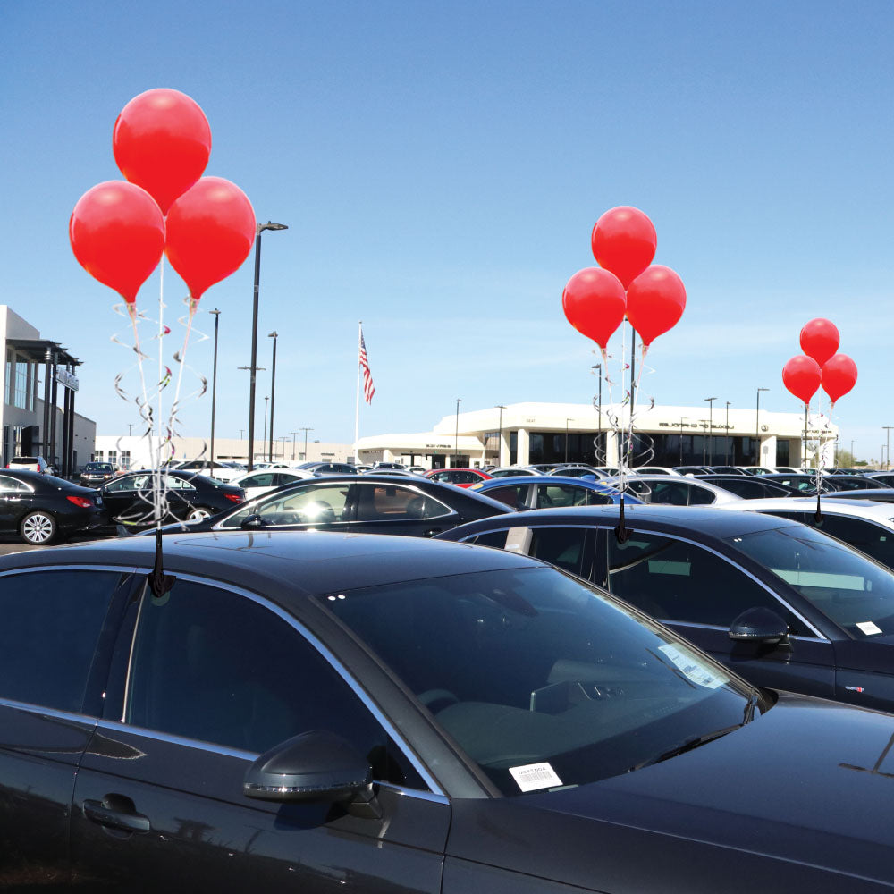 PermaShine® 3-Balloon Bouquet Adjustable Car Window Kit – Balloon ...